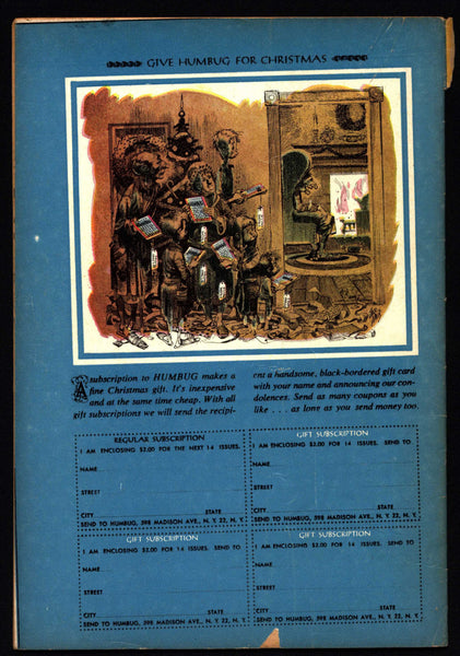 RARE HUMBUG #5 Harvey KURTZMAN Jack Davis Will Elder Arnold Roth Al Ja ...